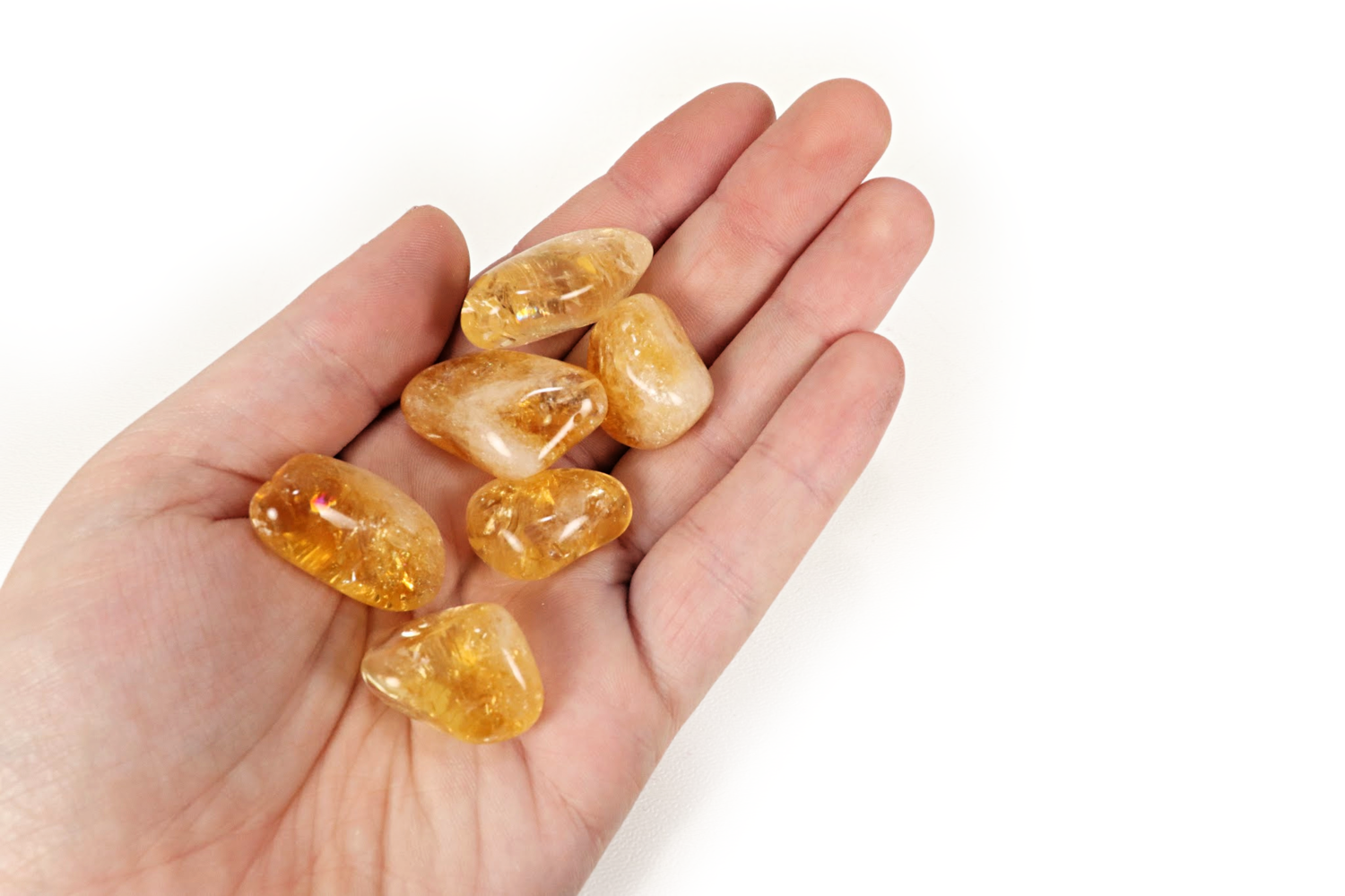 Citrine Tumbled Brazil Xtra Quality - Mama's Minerals