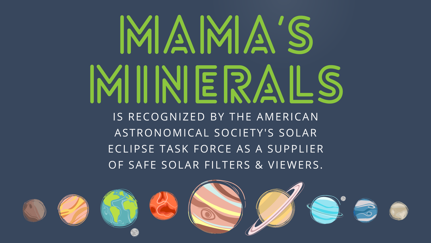 ISO12312-2 Compliant Paper Solar Eclipse Glasses - Mama's Minerals