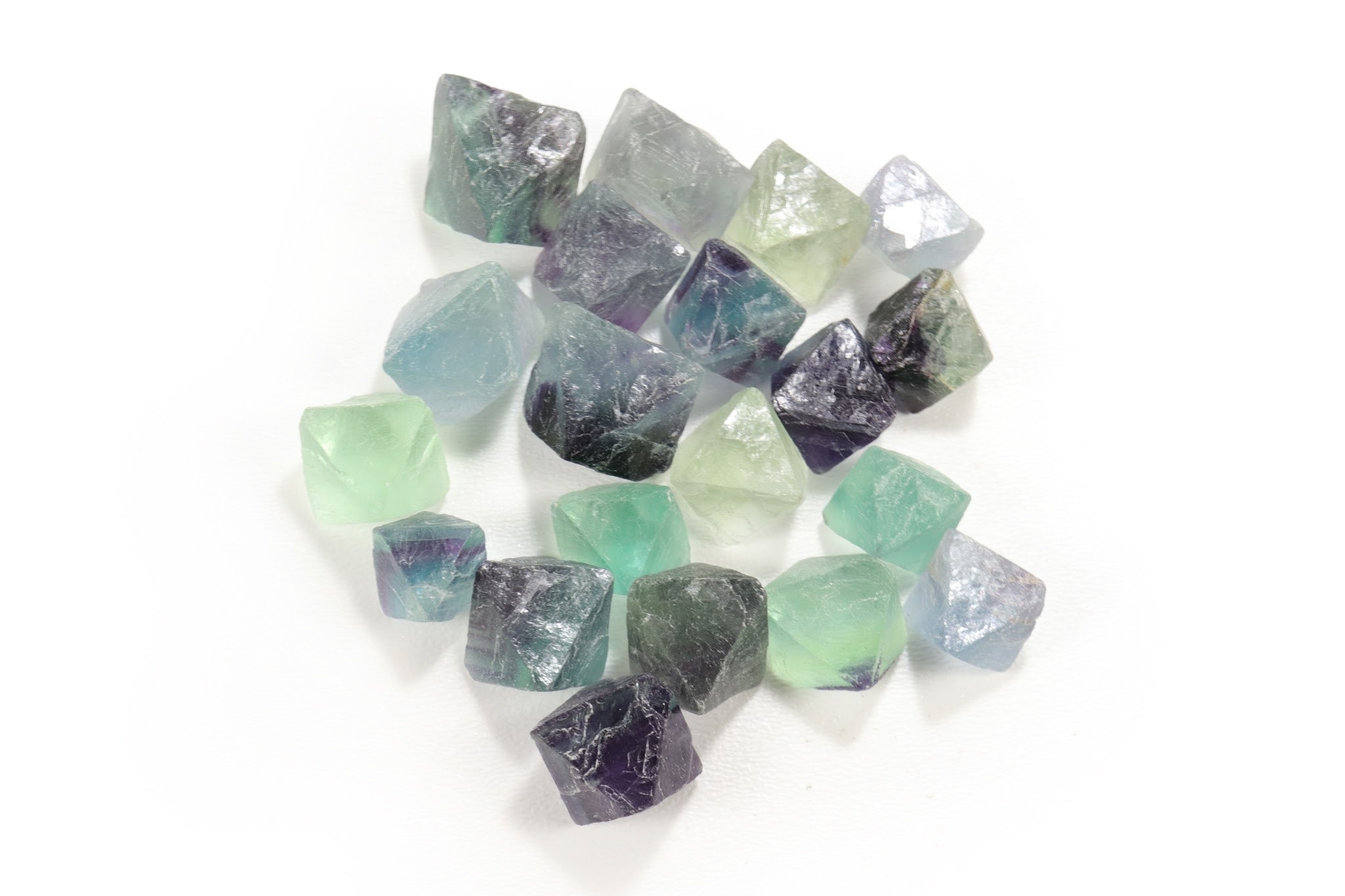 Fluorite Octahedron 1/2" - Mama's Minerals