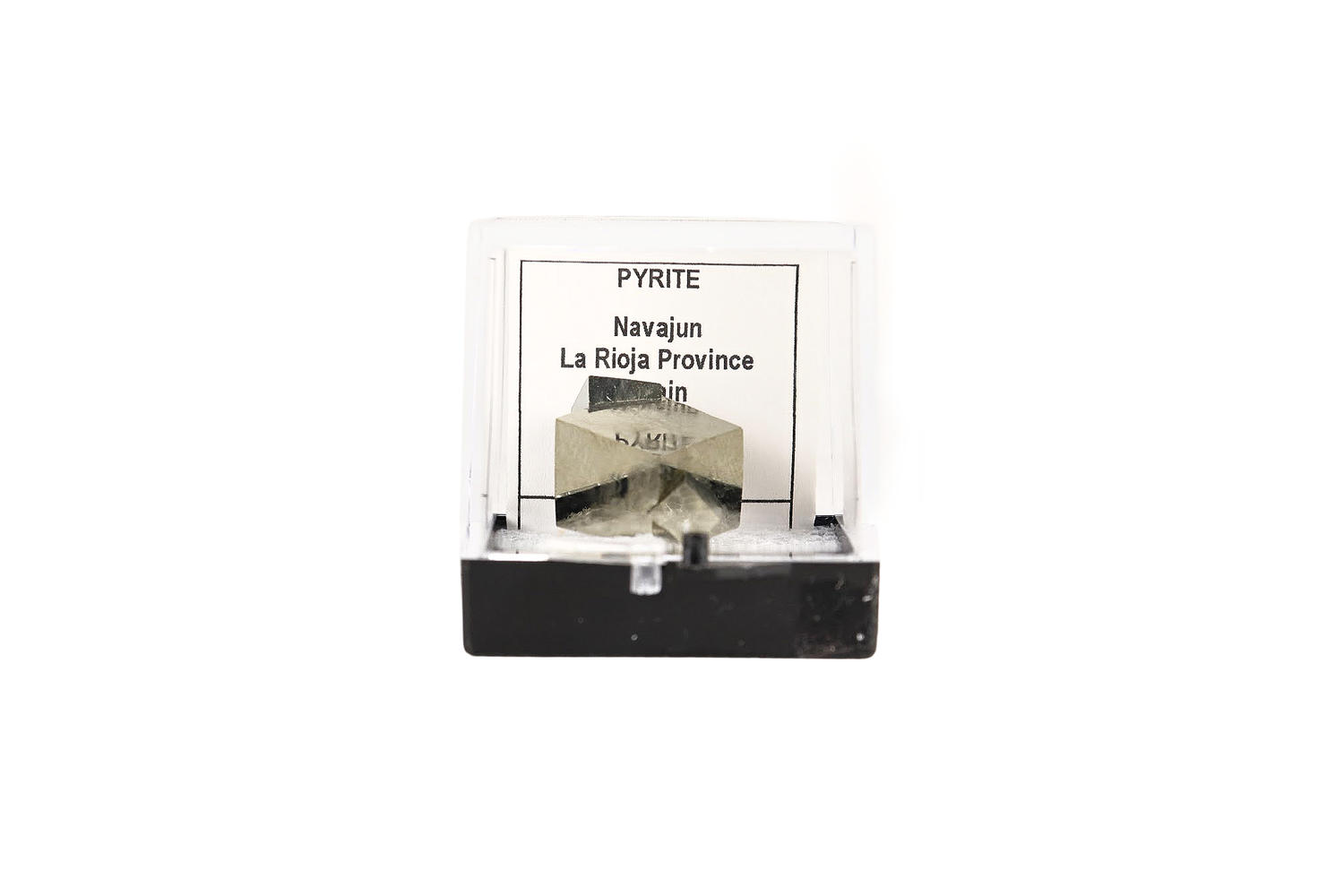Iron Pyrite Cube Thumbnail Box-Navajun, Spain - Mama's Minerals