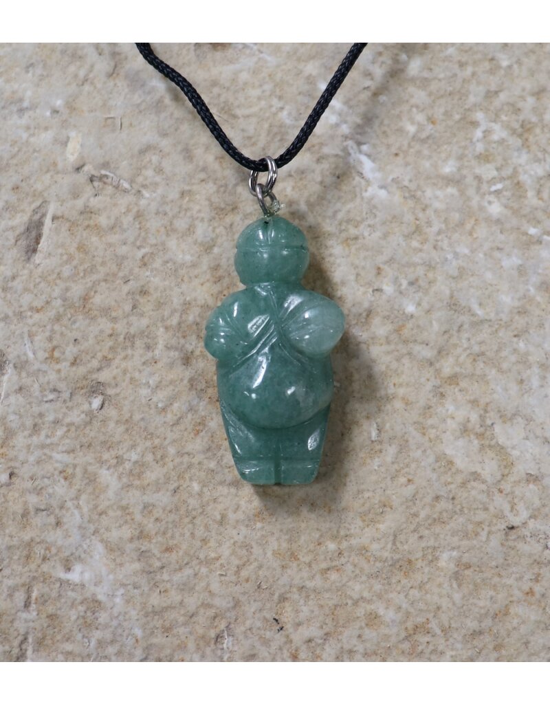 Carved Venus Figurine Gemstone Necklace - Mama's Minerals
