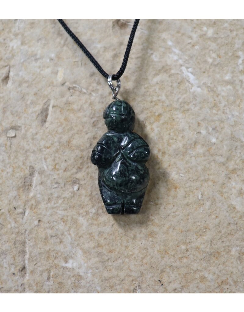 Carved Venus Figurine Gemstone Necklace - Mama's Minerals