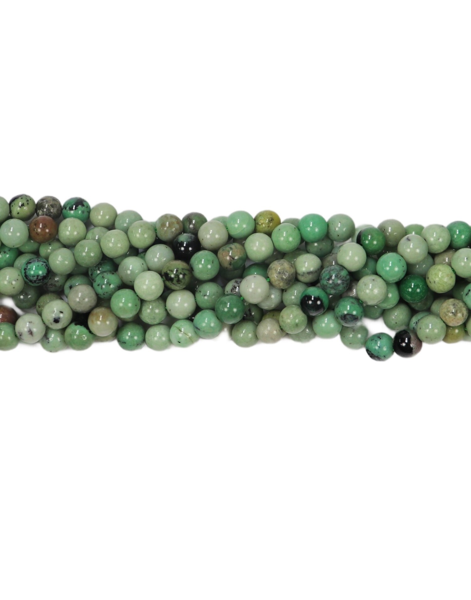 Hydrogrossular Garnet Rounds 6mm - Mama's Minerals