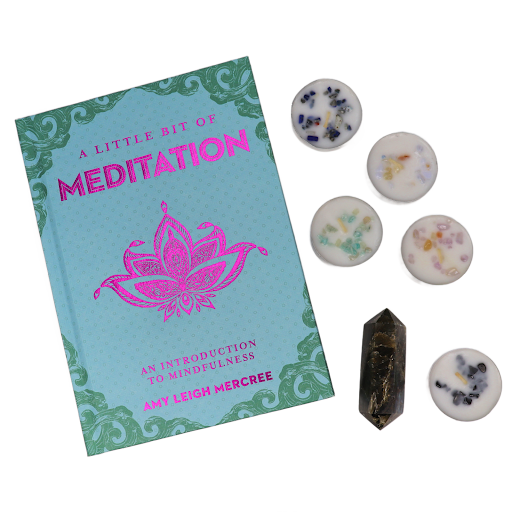 Meditation Kit, Labradorite Wand & Tea Lights - Mama's Minerals
