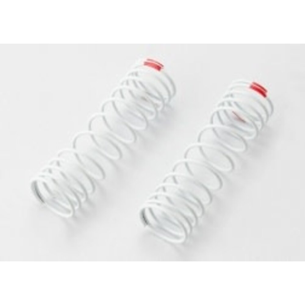 Springs, front (white) (progressive rate) (2) (fits #5862 aluminum Big ...