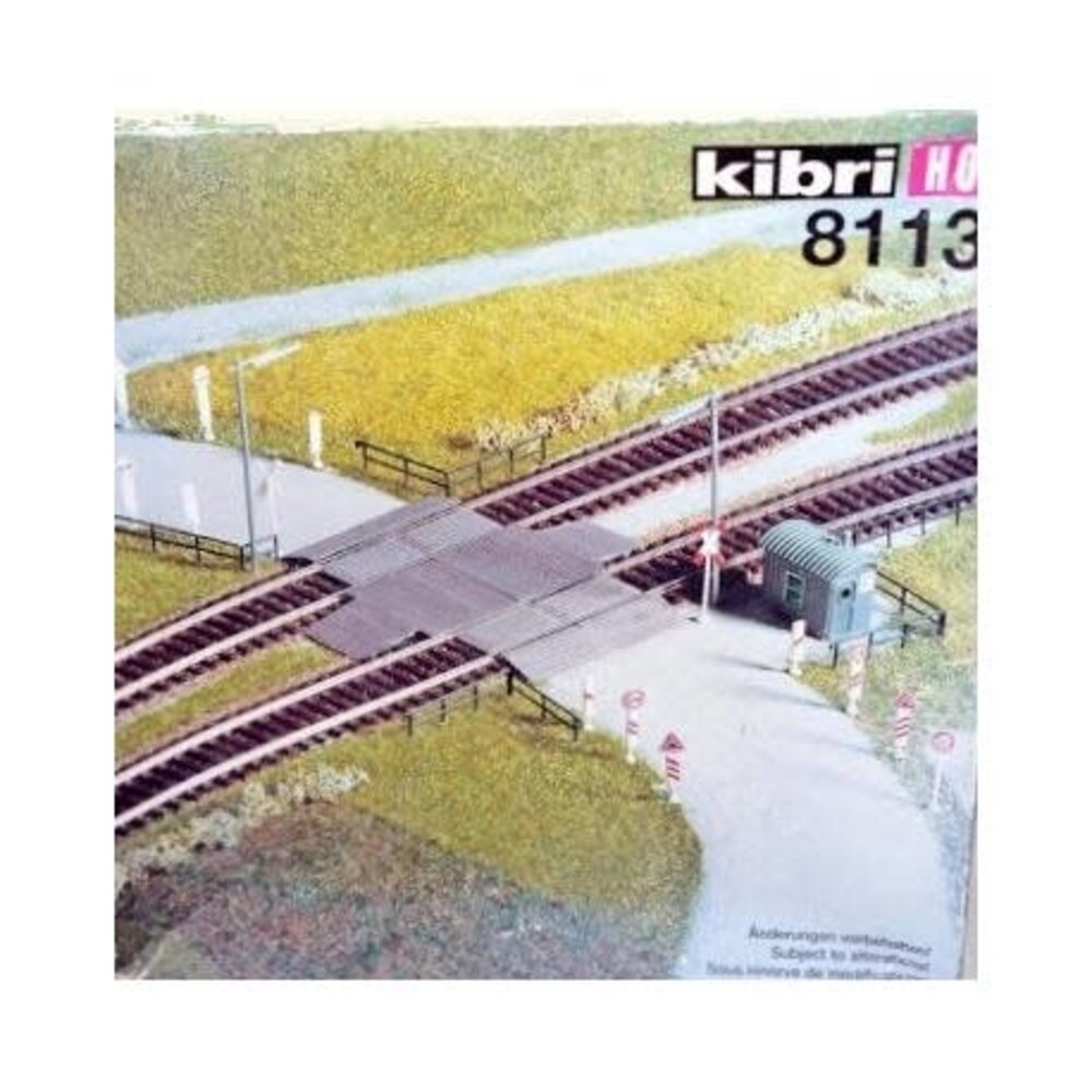 KIBRI # 8113 - UNGUARDED LEVEL CROSSING - HO SCALE KIT - Warrenton ...