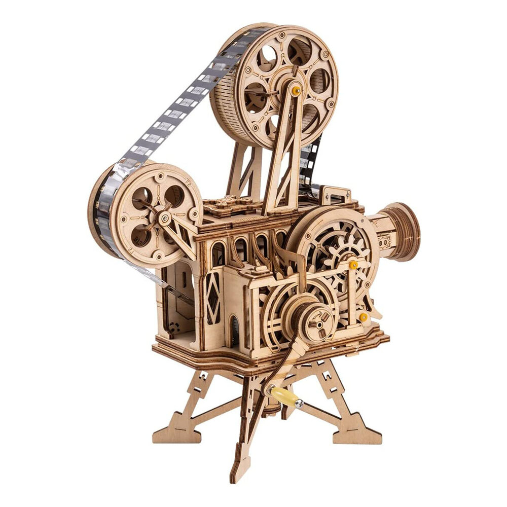 Vitascope - working projector, hand-crank generator 3D Wooden Puzzle ...