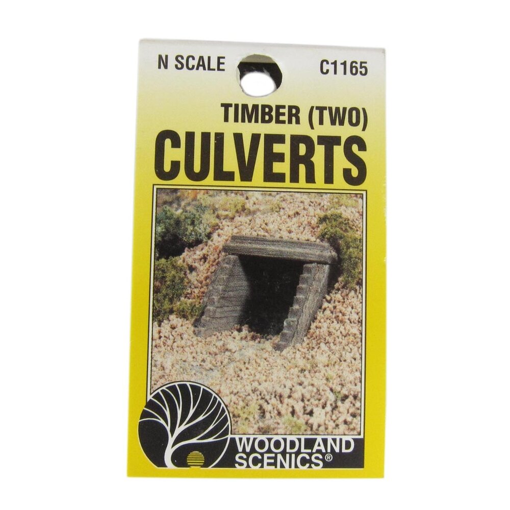 N Culvert, Timber (2) - Warrenton Hobby Shoppe