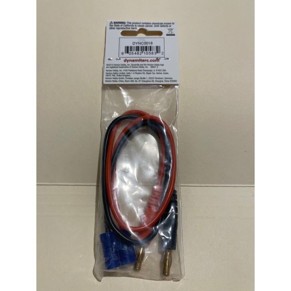 Banana to EC3 Charge Lead, DYNC0018 - Warrenton Hobby Shoppe