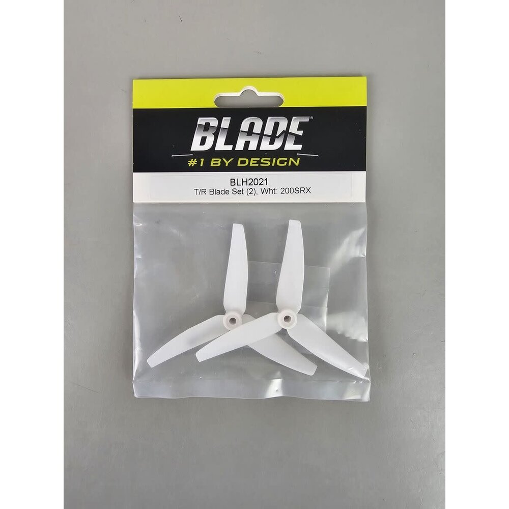 Tail Rotor Blade Set, White (2): 200 SR X - Warrenton Hobby Shoppe