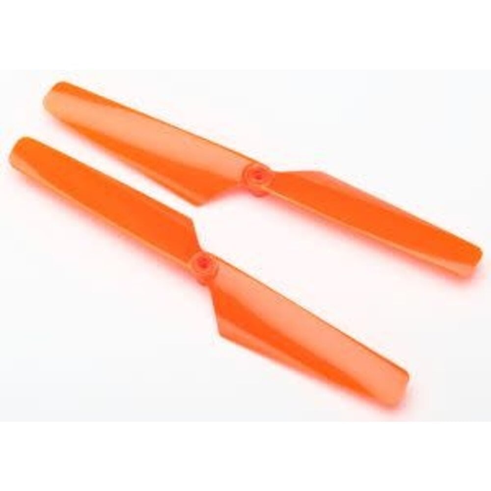 Rotor blade set, orange (2)/ 1.6x5mm BCS (2) - Warrenton Hobby Shoppe