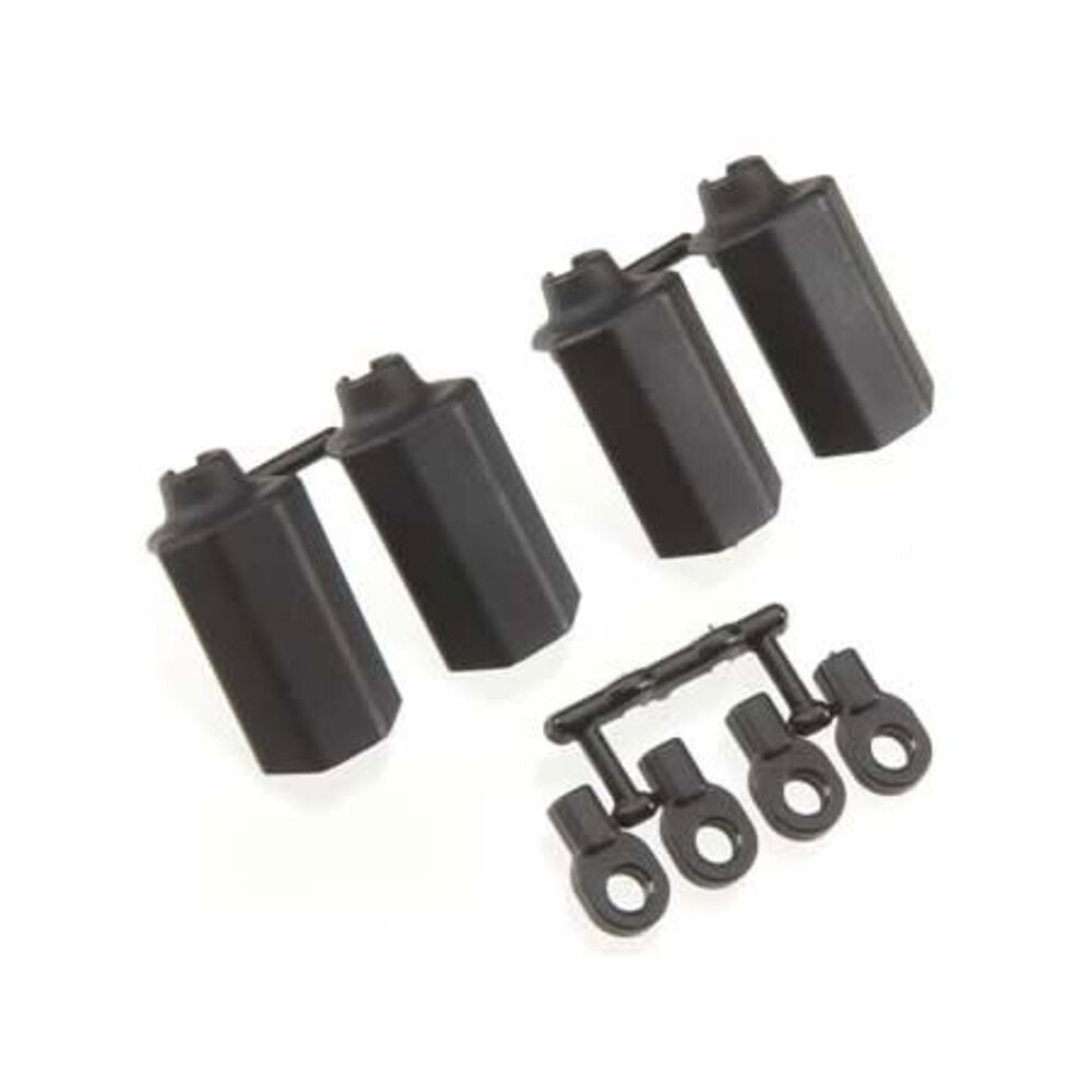 Shock Shaft Guards (4), Black: TRA,Rally,DESC410R RPM80402 - Warrenton ...