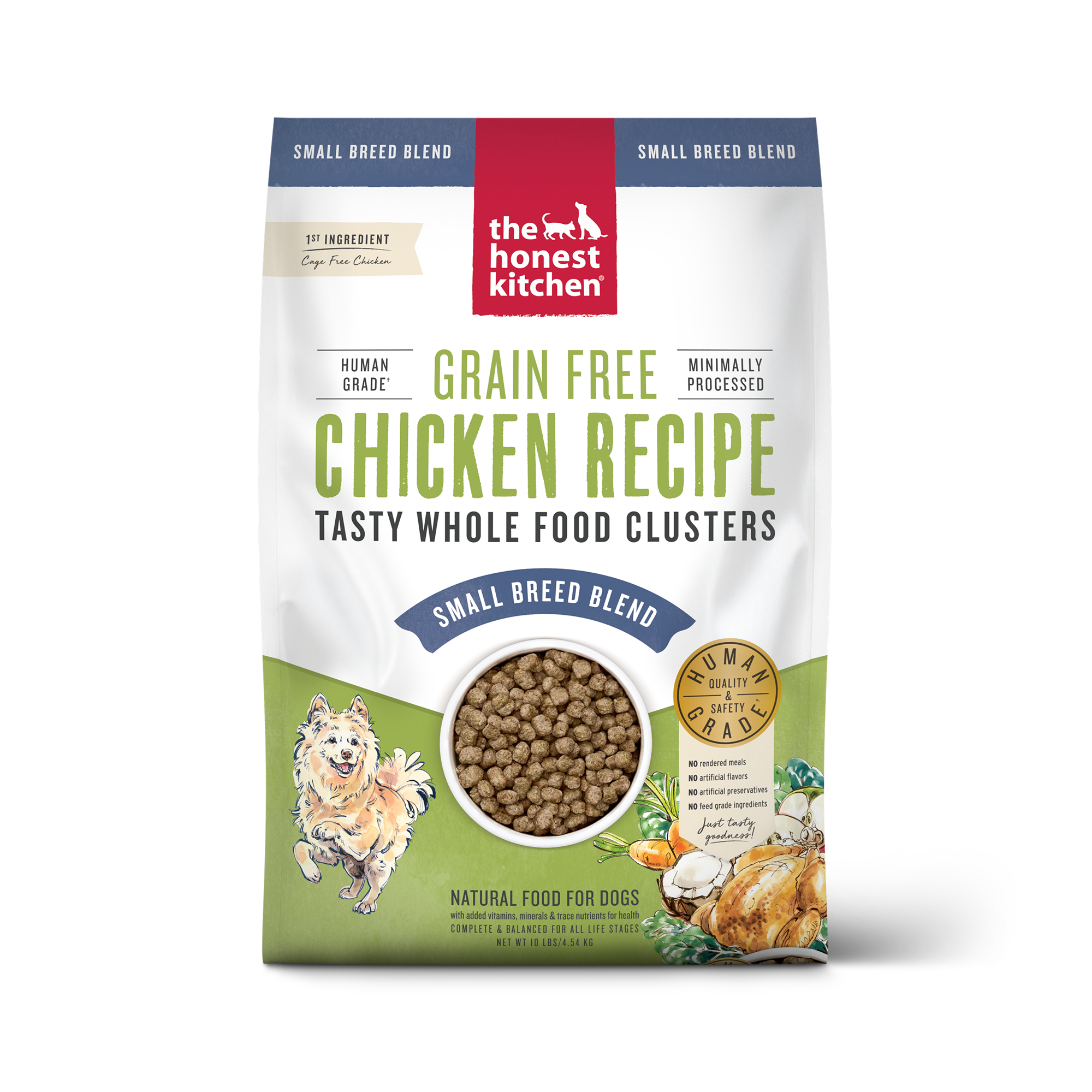 THE HONEST KITCHEN WHOLE FOOD CLUSTERS SMALL BREED BLEND FOR DOGS GRAIN ...