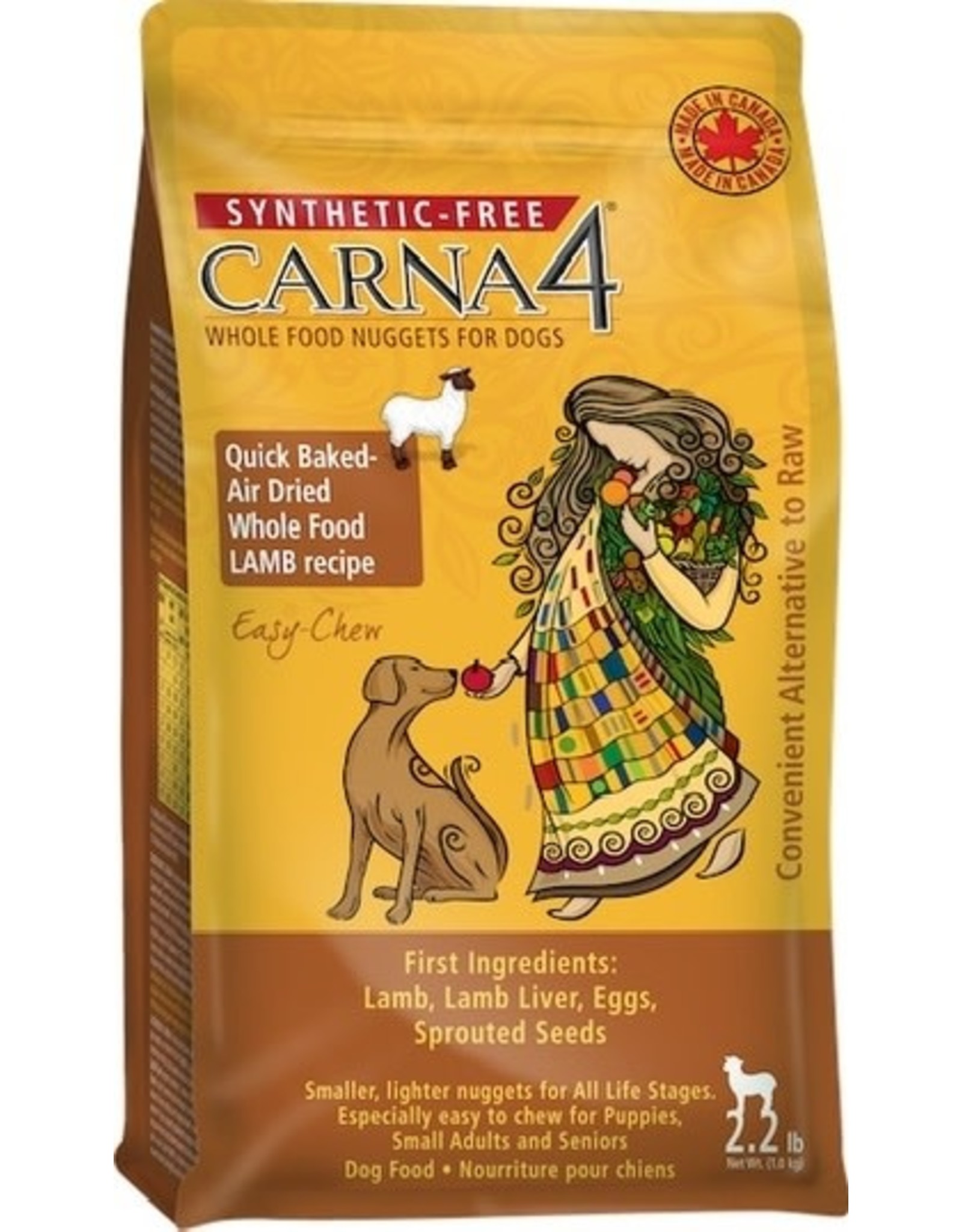 CARNA4 DOG AIR DRIED EASY-CHEW LAMB - Rosie Bunny Bean Urban Pet Provisions