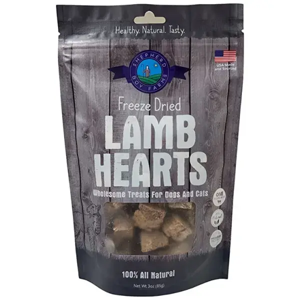 SHEPHERD BOY FARMS FREEZE DRIED LAMB HEART TREATS 3OZ - Rosie Bunny ...