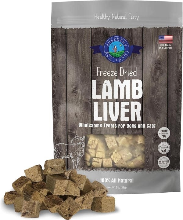 SHEPHERD BOY FARMS FREEZE DRIED LAMB LIVER TREATS 3OZ - Rosie Bunny ...