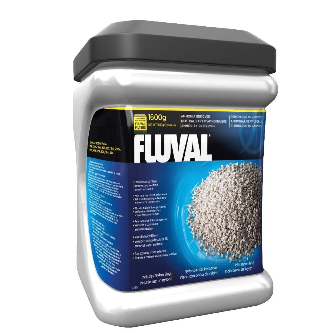 Fluval Fluval Ammonia Remover 1600 gram (56 oz Jar) - Northern Pet Emporium