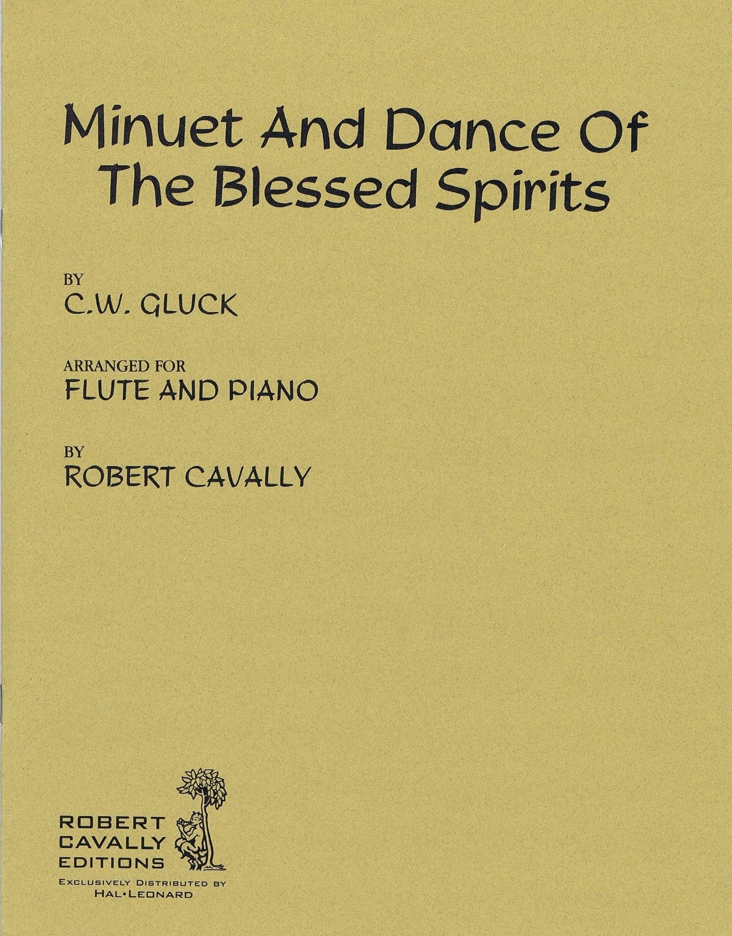 Gluck - Minuet and Dance of the Blessed Spirits - Flute/Piano - Wright ...