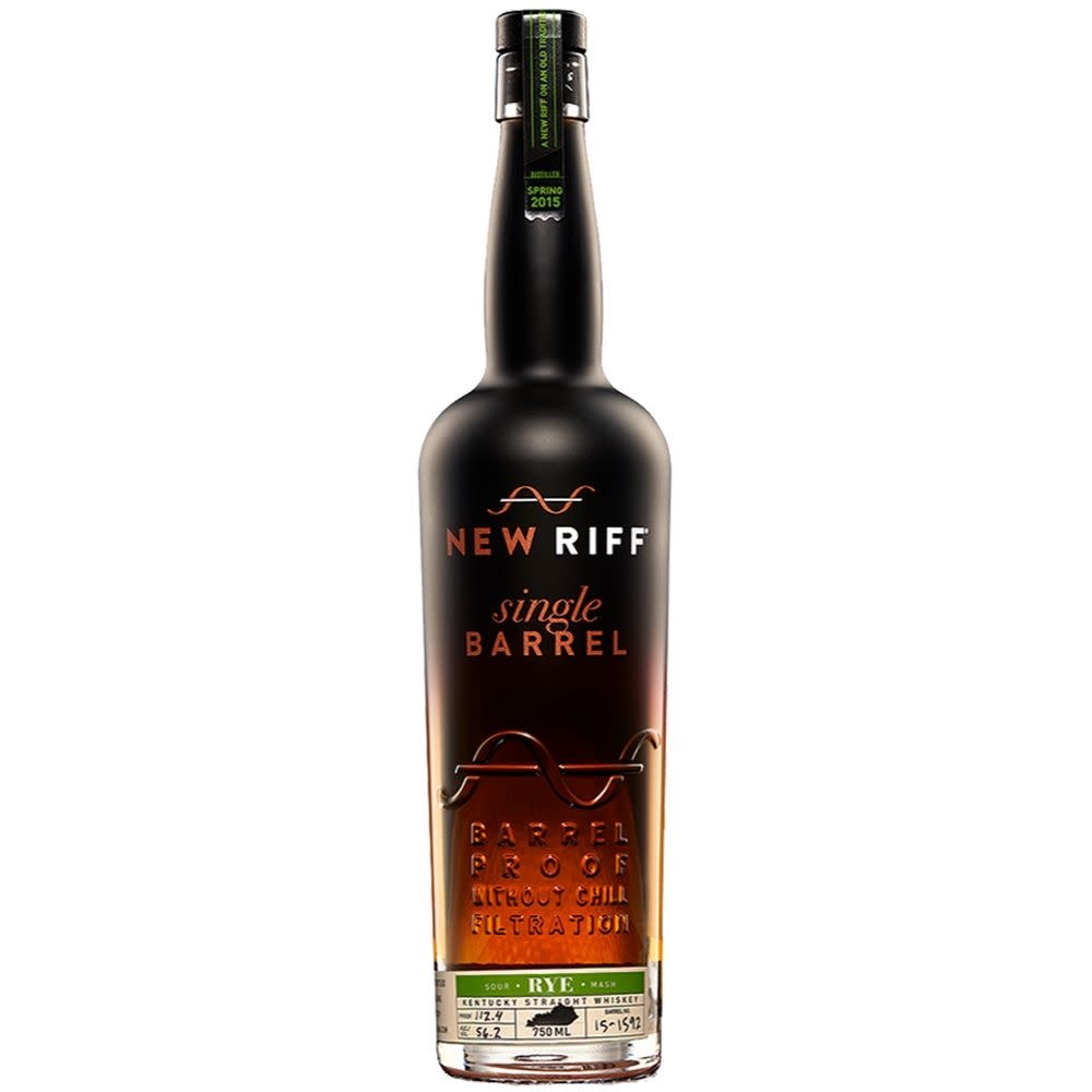 New Riff New Riff Single Barrel Sour Rye Mash Whiskey - The Hut Liquor ...