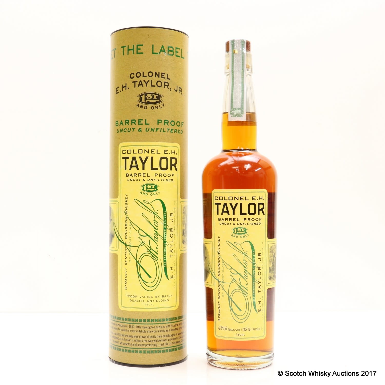 Colonel E.H. Taylor barrel Proof 130 Proof 750 ml - The Hut Liquor Store