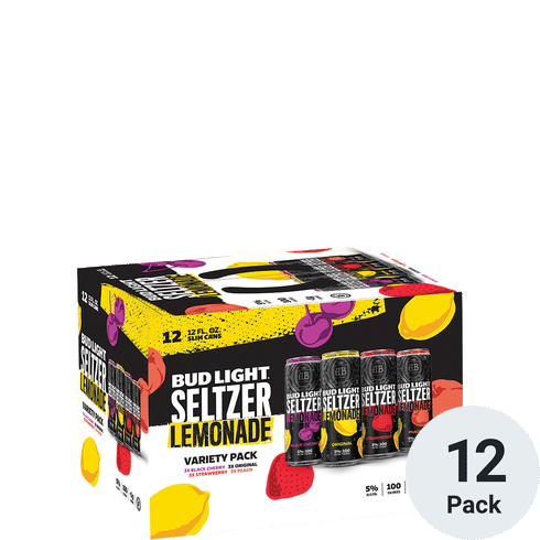Budweiser Bud Light Seltzer Lemonade Variety 12 Pk - The Hut Liquor Store