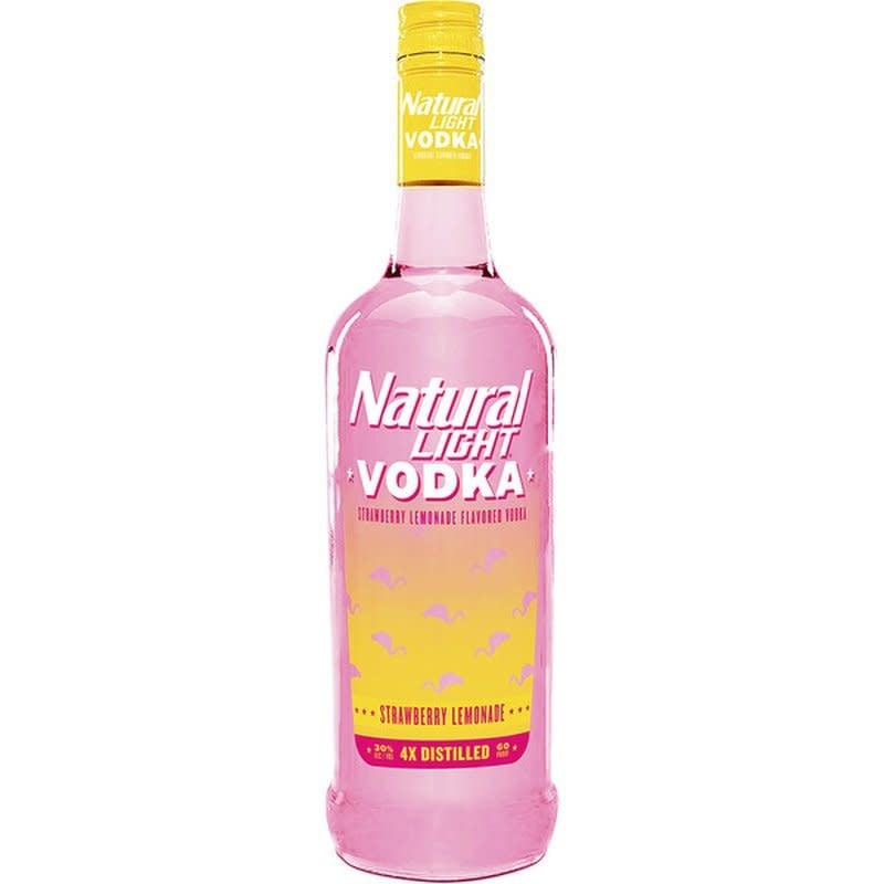 Natural Light Strawberry lemon Vodka 750 ml - The Hut Liquor Store