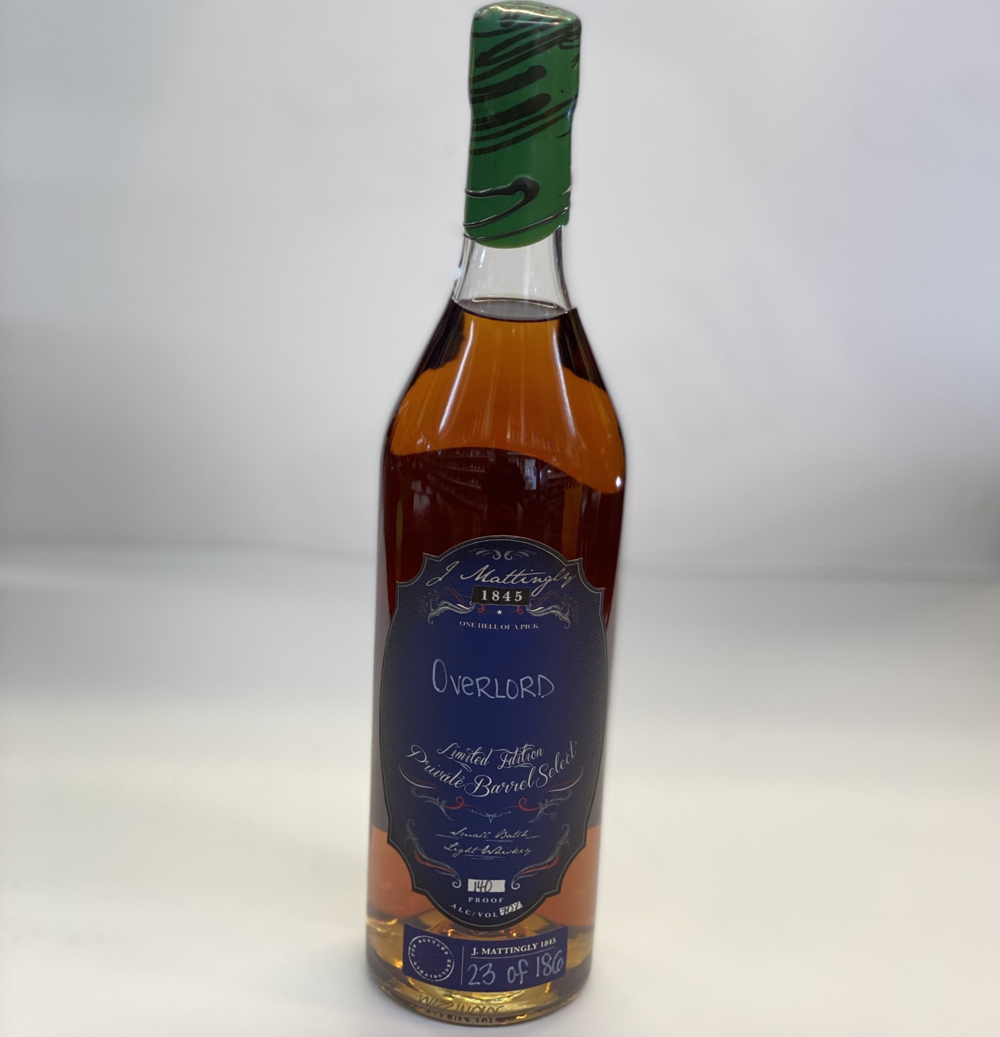J. Mattingly Overlord 140 Proof Bourbon 750 mL - The Hut Liquor Store