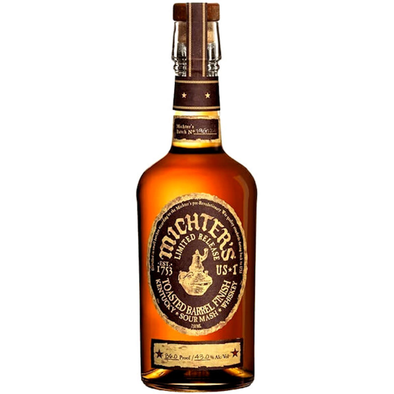 Michter's Toasted Barrel Finish 750 mL Limited Release - The Hut Liquor ...