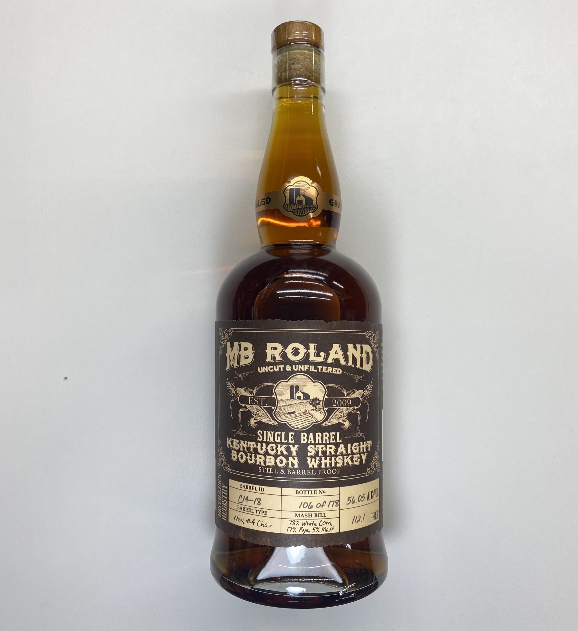 MB Roland MB Roland Single Barrel Kentucky Bourbon - The Hut Liquor Store