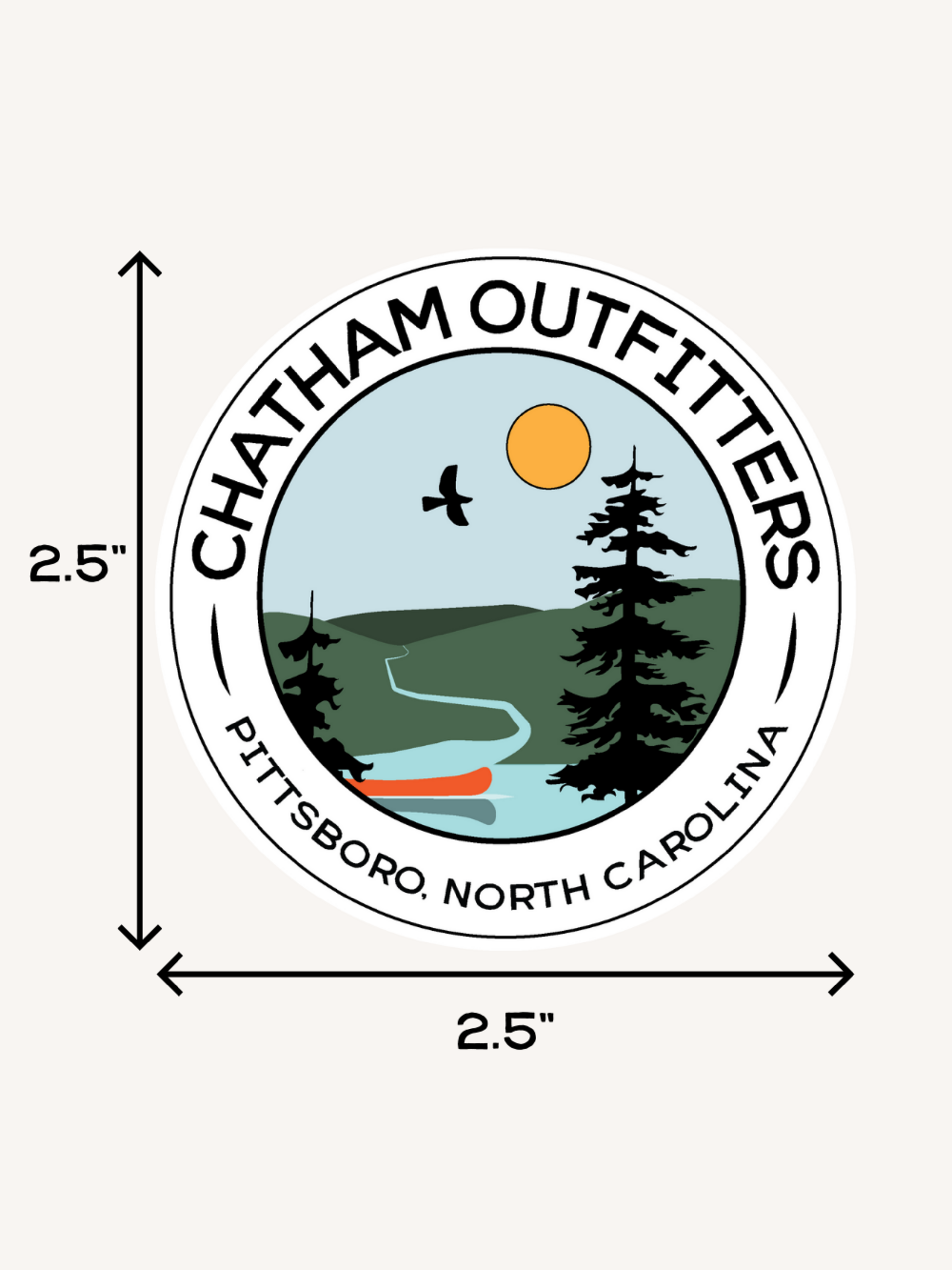 Chatham Outfitters Decal 2.5" Small - Chatham Outfitters