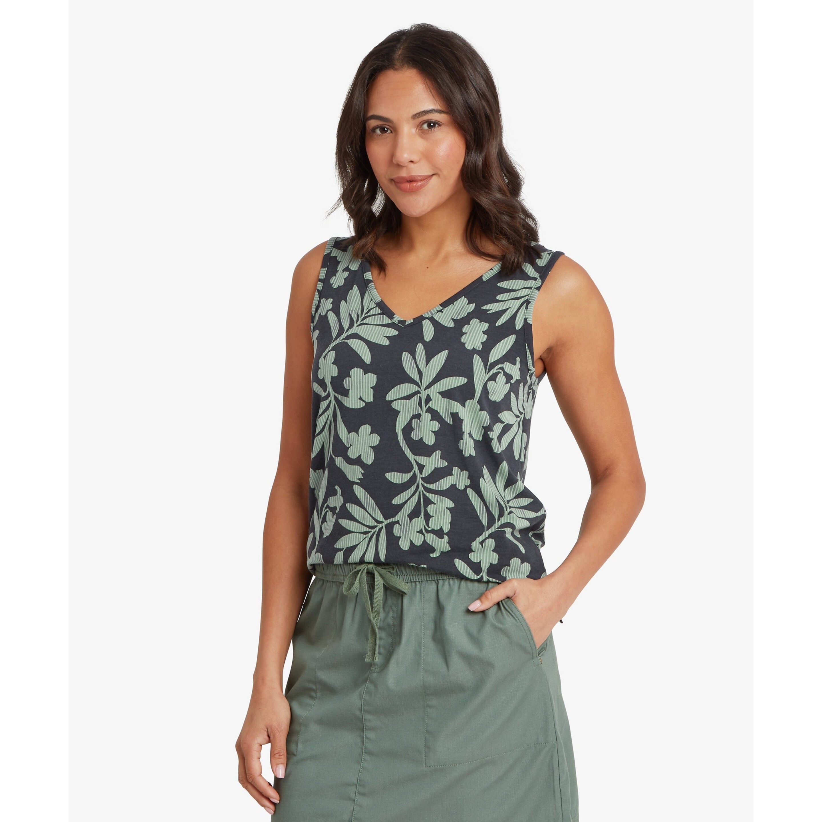 Sherpa Adventure Gear | Women's Neha V-Neck Tank - Chatham Outfitters