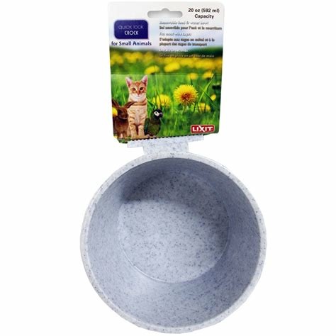 Lixit Quick-Lock Crock Dish - Waimanalo Feed Supply