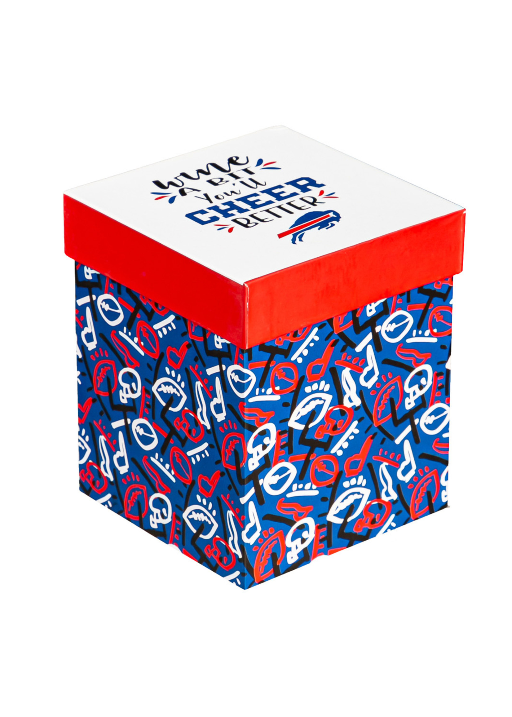 Buffalo Bills Boxed Stemless Wine Glass Cardsmart In Buffalo Ny