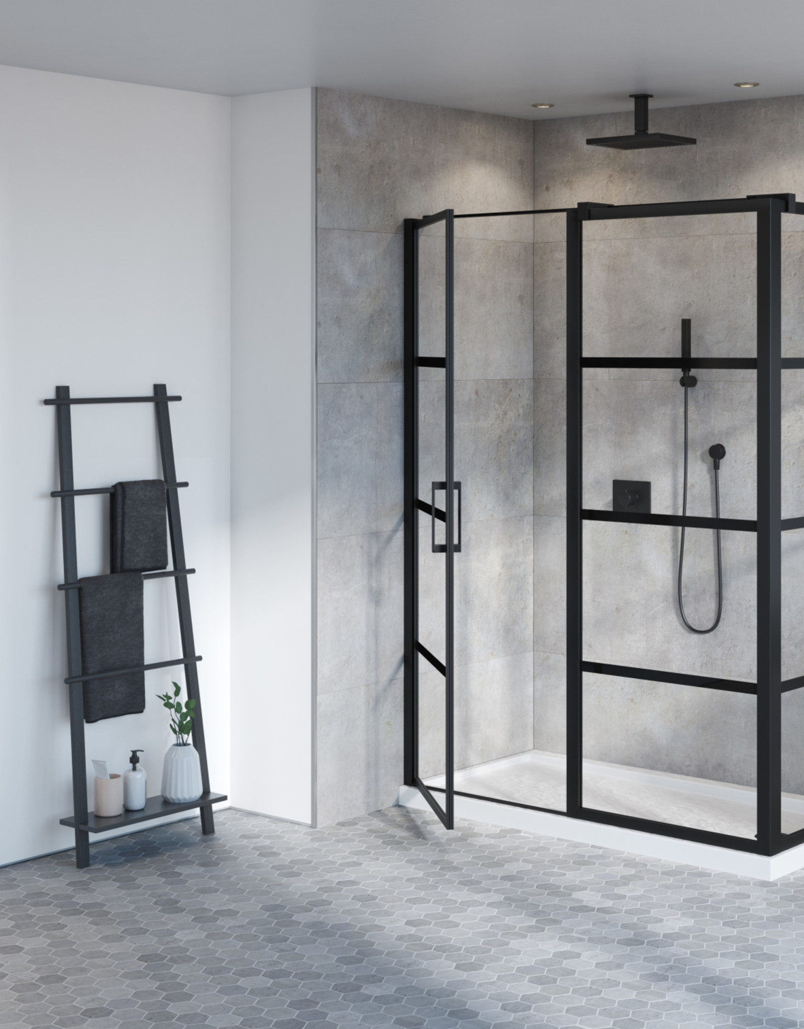 Fleurco Fleurco Latitude Pivot 2-Sided 48" Door - Ck Tubs and Taps