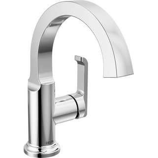 Delta Tetra Arc Single Side Handle Lav Faucet - Ck Tubs and Taps