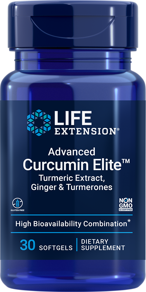 Advanced Curcumin Elite Tumeric Ginger 30 softgels - Ekin Nutrition Des ...