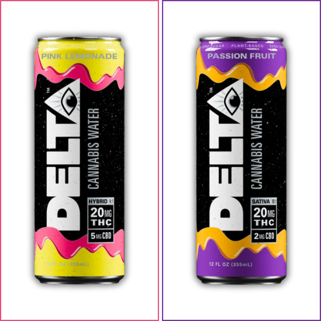 Delta Beverages 10mg Delta-9 2mg CBD Water 12floz - Apothecary Atl, LLC