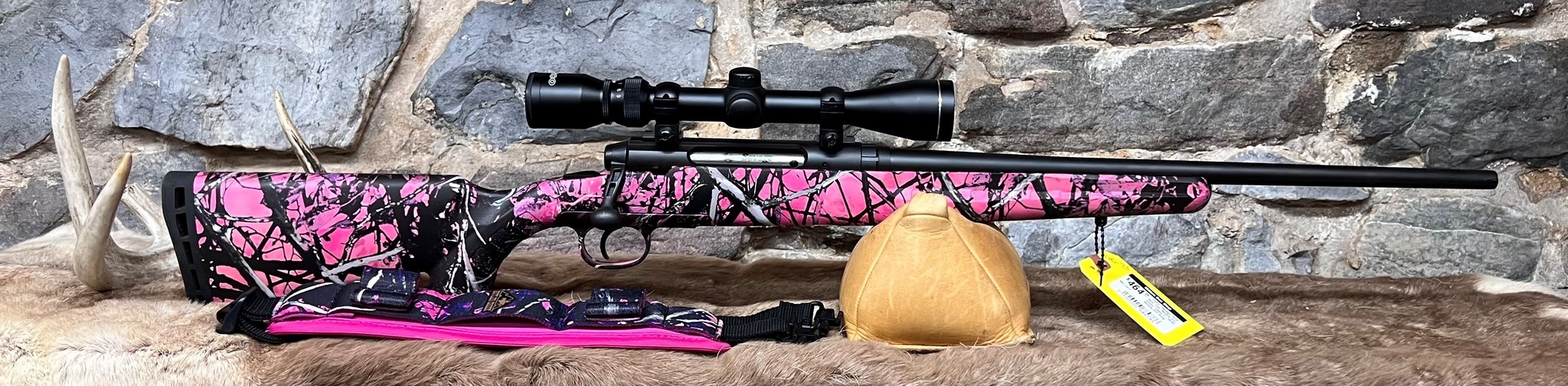Pink 243 Rifle