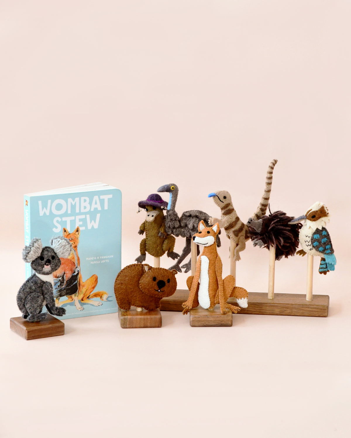 Wombat Stew - Finger Puppet Set - Carapace