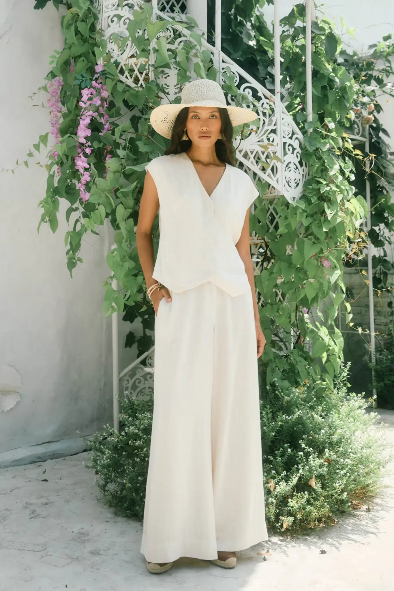 Ingrid Pant - Canvas - Carapace