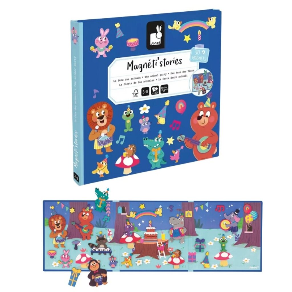 Whimzy | Janod | Animal Party Magneti'Stories - Whimzy