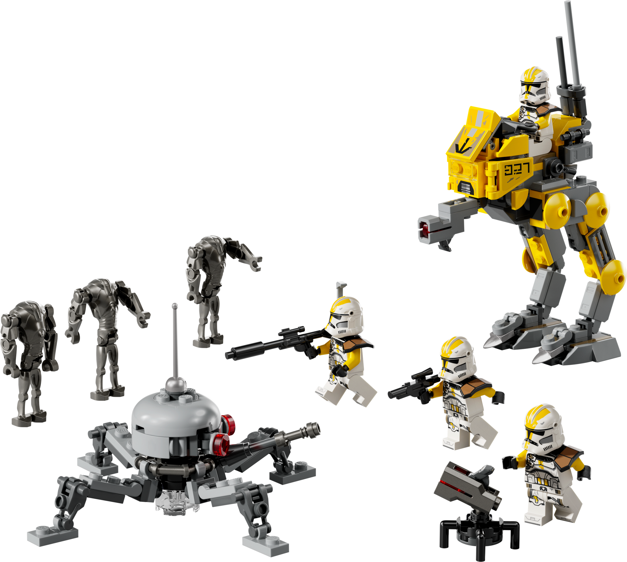 Whimzy | LEGO | Star Wars 327th Star Corps Clone Troopers Battle Pack ...