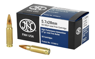 FN 5.7X28 SS195LF 27gn Lead Free Cartridge - Spotted Dog Sporting Goods