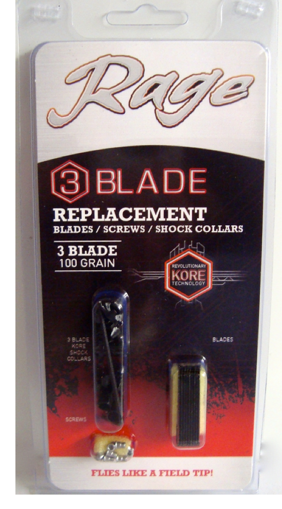 Rage 3 Blade Kore Blades/Screws/Shock Collars Kit - Spotted Dog ...