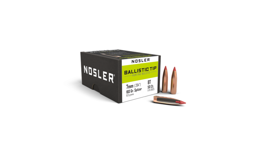 Nosler Bullets .284/7mm 160gr Ballistic Tip 50rd - Spotted Dog Sporting ...