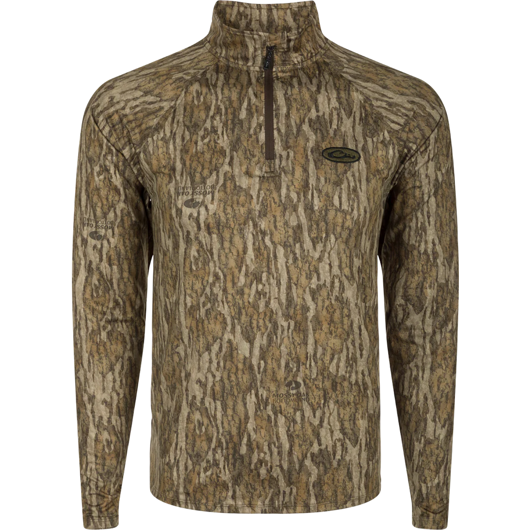 Drake Waterfowl EST Microlite 1/4 Zip Pullover - Spotted Dog Sporting Goods