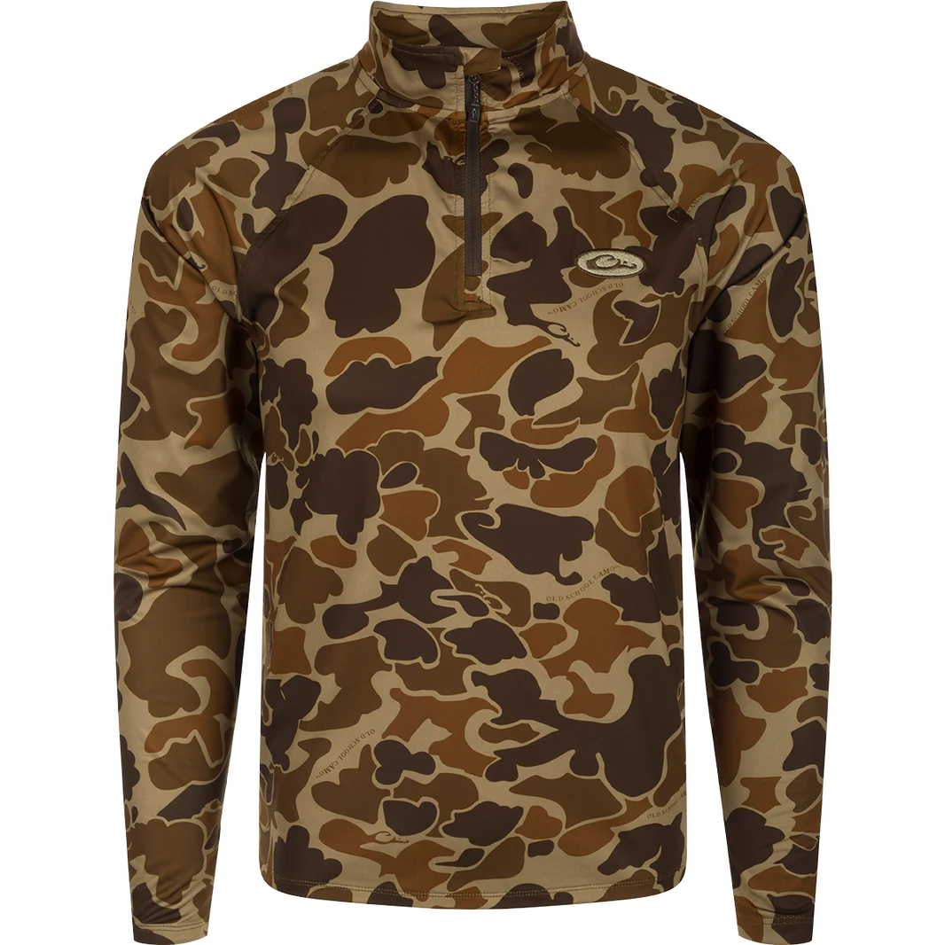 Drake Waterfowl EST Microlite 1/4 Zip Pullover - Spotted Dog Sporting Goods