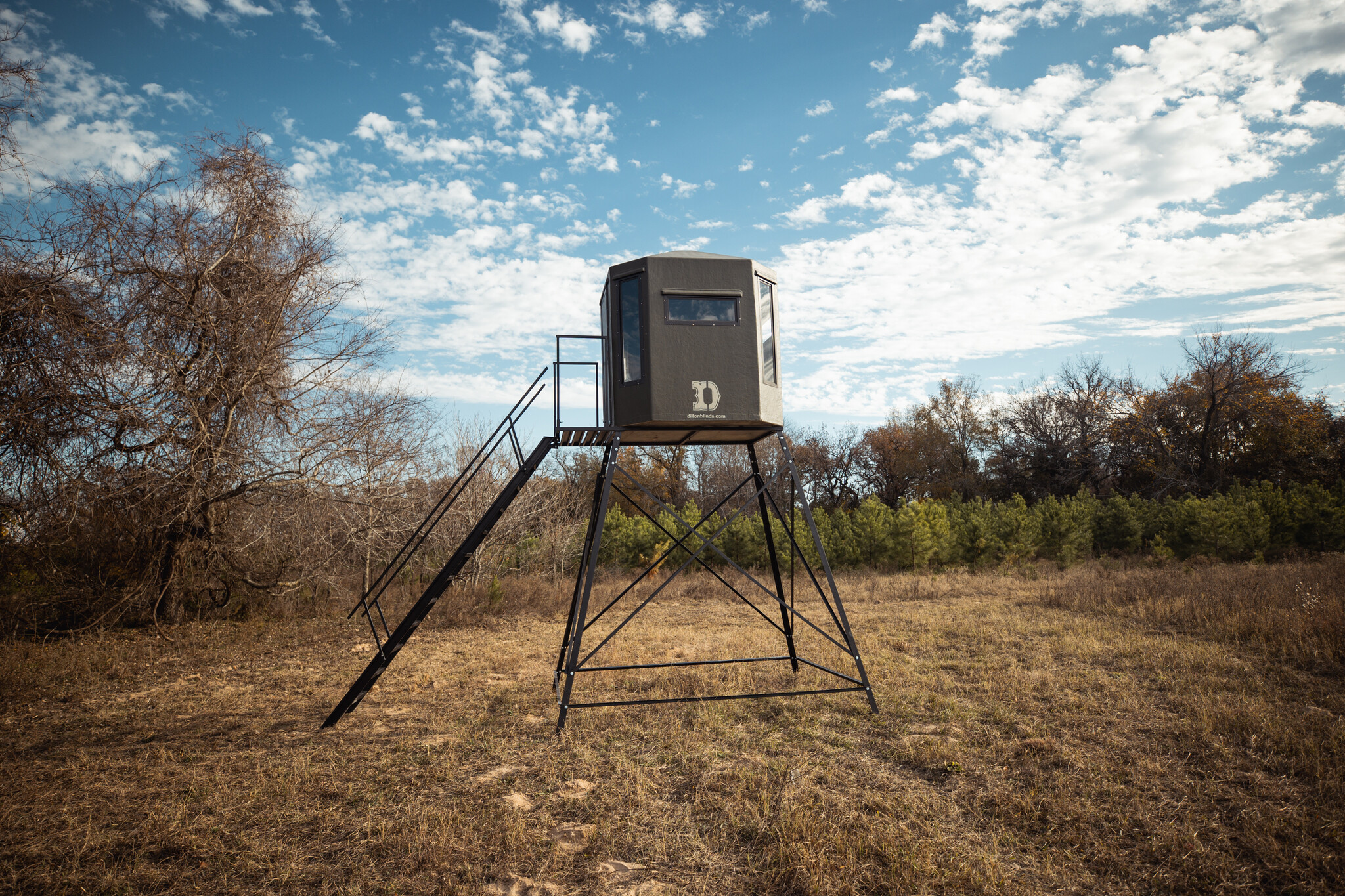Dillon 6X6 Octagon Gun/Bow Combo Blind Green - Spotted Dog Sporting Goods