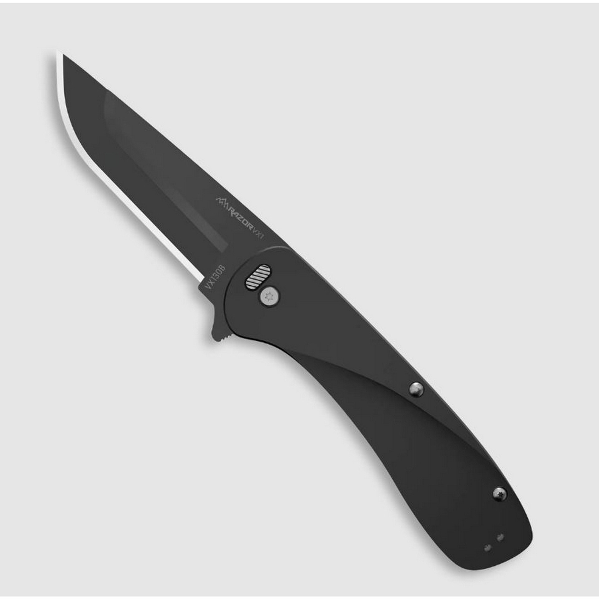 Outdoor Edge Razor VX1 Spring Assist Pocket Knife 3" Black - Spotted ...