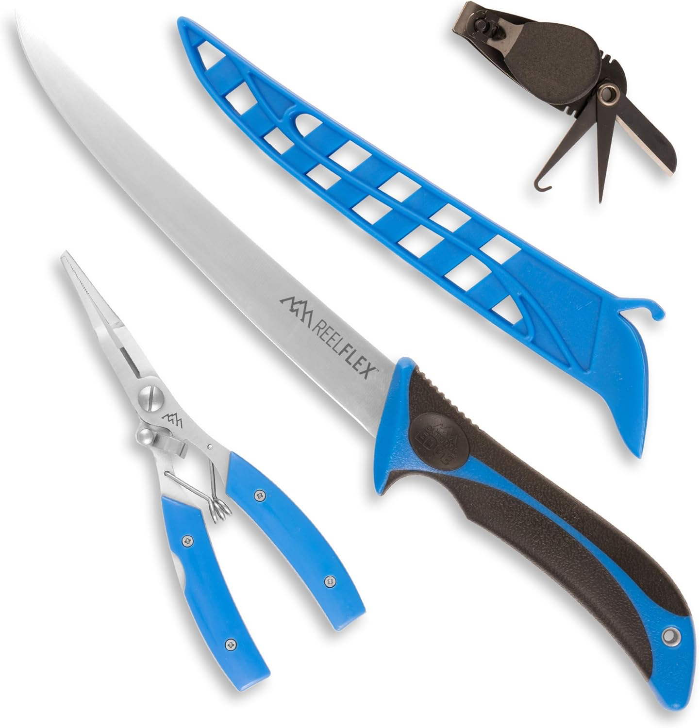 Outdoor Edge 7.5" Reelflex Fillet Knife Sheath Pliers Nipper Set ...